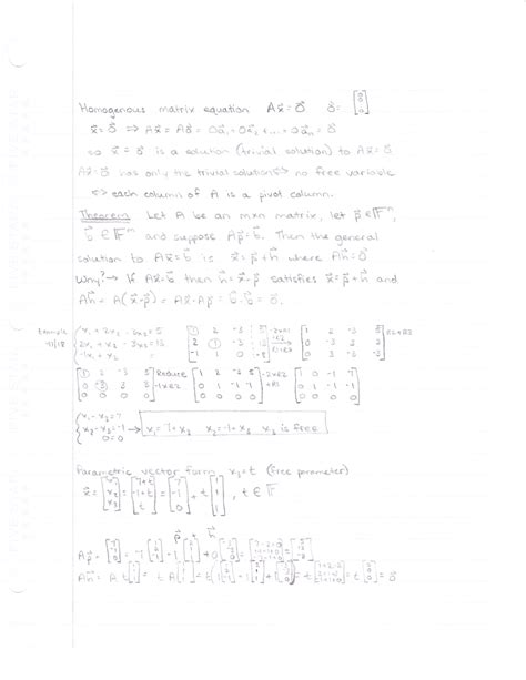 Handout Notes Of Introduction Linear Algebra Ma 3113 Docsity
