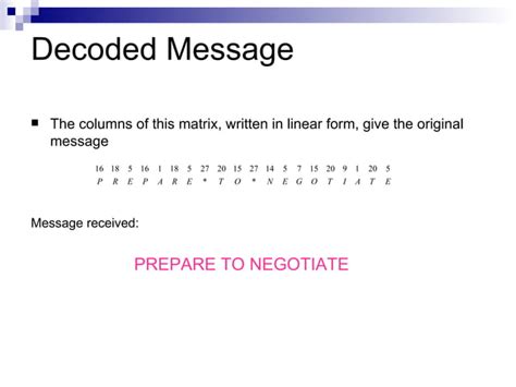 Matrices And Application Of Matrices Ppt