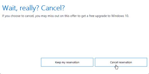How To Cancel Your Windows Upgrade Reservation