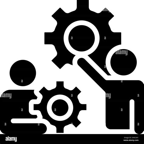 Coordination Black Glyph Icon Stock Vector Image And Art Alamy