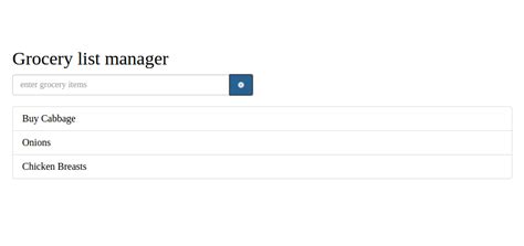creating a grocery list manager using angular part 1 add and display