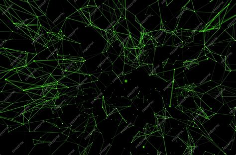 Premium Photo Abstract Plexus Structure Of Many Glowing Lines And