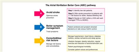 The Abc Integrated Af Management Pathway Adapted From Lip Gyh 139 Download Scientific Diagram