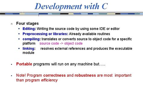 introduction to c programming chapter 1 introduction what