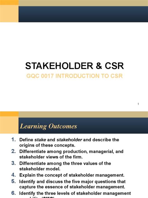 Slides Stakeholder Mgmt Csr Pdf