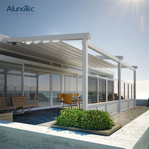 Waterproof Pvc Retractable Awning Pergola Systems Buy Retractable