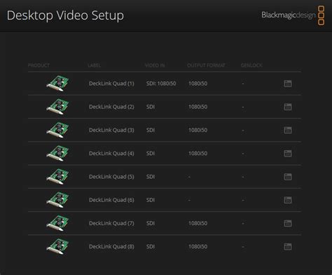 Configuring A Decklink Quad 2 Card With Two Fill And Key Outputs The Rest Is Video Output