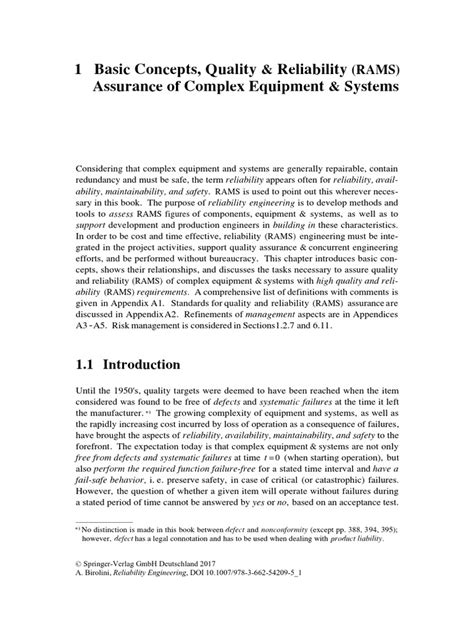 2017 Reliability Engineering Theory And Practice Pdfdrive Download Free Pdf Reliability