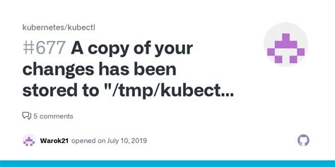 A Copy Of Your Changes Has Been Stored To Tmp Kubectl Edit Jyoa Yaml Error Edit Cancelled