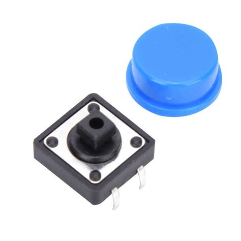 Pairs Pin Blue Tactile Push Button Switch Mic Grandado