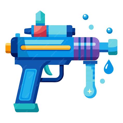 Playful Vector Design Of Water Gun Fun Summer Graphics Premium Ai