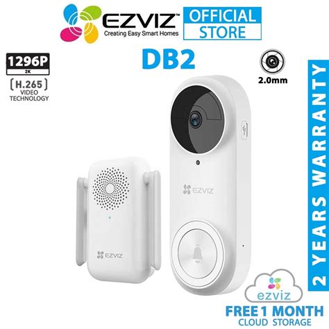 Ezviz Db2 3mp Db2 Pro 5mp Battery Powered Wireless Kit Weatherproof