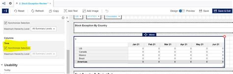 level 2 sprint 3 stock exception review dashboard — anaplan community