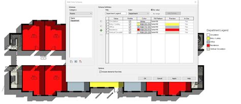 Journal Revit Color Scheme Therdesign