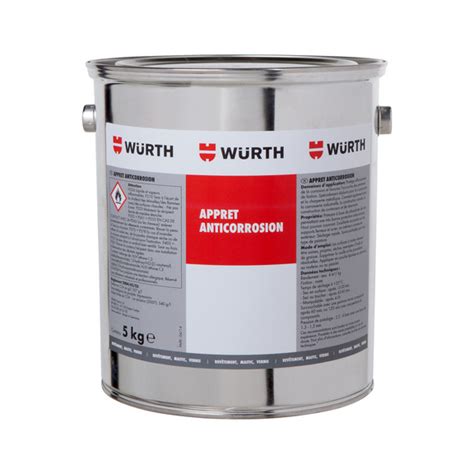 Apprêt Anti Corrosion Mono Composant Würth Caraïbes Outre Mer
