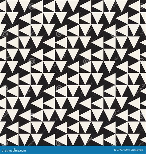 Seamless Decorative Background Vector Geometric Tiling Pattern Minimalistic Design Stock