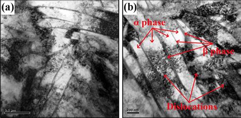 Tem Micrographs Of Friction Stir Welded Ti 6al 4v Joints At A Welding Download Scientific