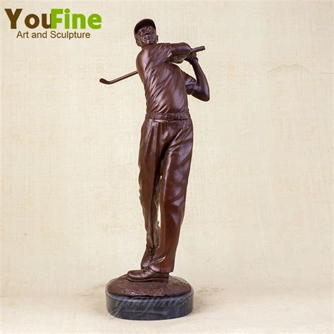 58cm 청동 골프 남자 동상 골프 남자 청동 조각 현대 미술 골퍼 스포츠 공예 그림 홈 장식 장식 선물동상 And 조각품 Aliexpress