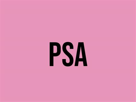 What Does Psa Mean Meaning Uses And More FluentSlang