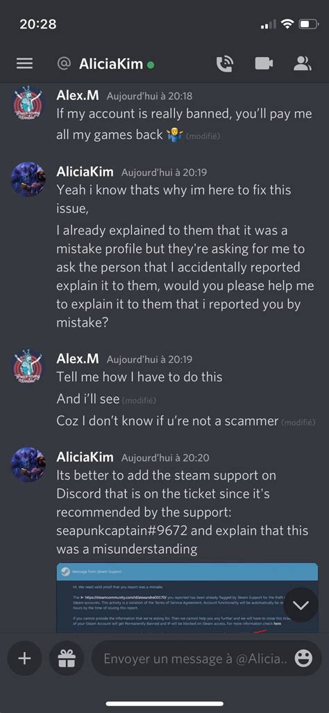 Tried To Scam Me By Discord Rsteamscams