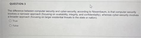 The Difference Between Computer Security And Chegg Com