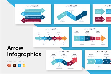 Arrow Infographic Templates Slidewalla