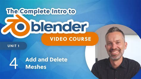 Blender Beginner Tutorial Add Delete Meshes YouTube