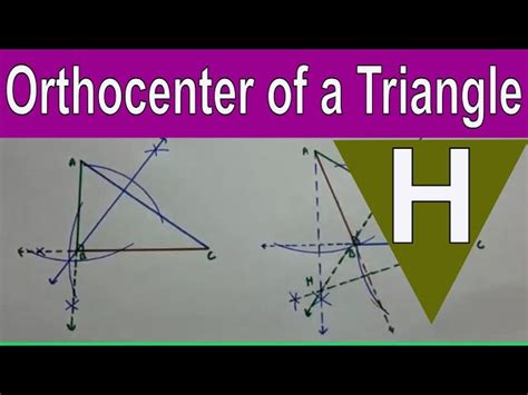 Orthocenter Of A Triangle