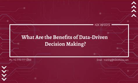 What Are The Benefits Of Data Driven Decision Making