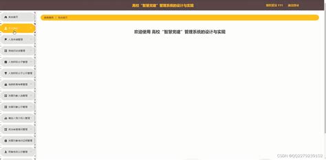 Springboot高校智慧党建管理系统（源码运行视频讲解视频） Csdn博客