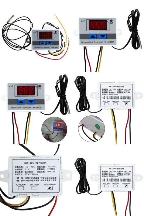 Visit To Buy 220V Digital LED Temperature Controller 10A Thermostat Control Switch Probe New