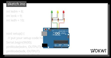 Lampu Lalu Lintas Hosea Copy Wokwi Esp32 Stm32 Arduino Simulator