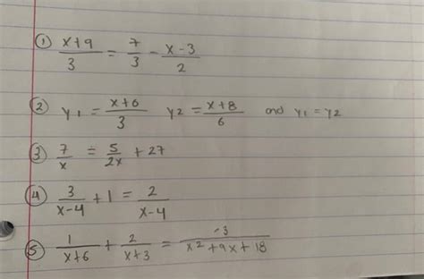 Solved 1 Solve The Equation2 Find The Values Of X Chegg Com