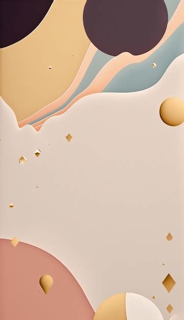 Premium Ai Image Neutral Flat And Minimalist Boho Aesthetic Abstract