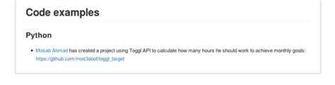 Toggl Target An Open Source Project Of My Own Mosab Ibrahim