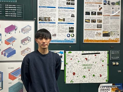 建築学科の堀崎航さん 高口研、当時m1 が2022年度日本建築学会大会（北海道）学術講演会にて環境工学部門 若手優秀発表賞を受賞しました