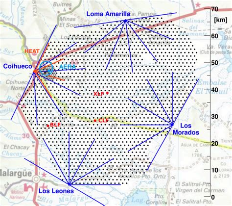 Layout Of The Pierre Auger Observatory Download Scientific Diagram