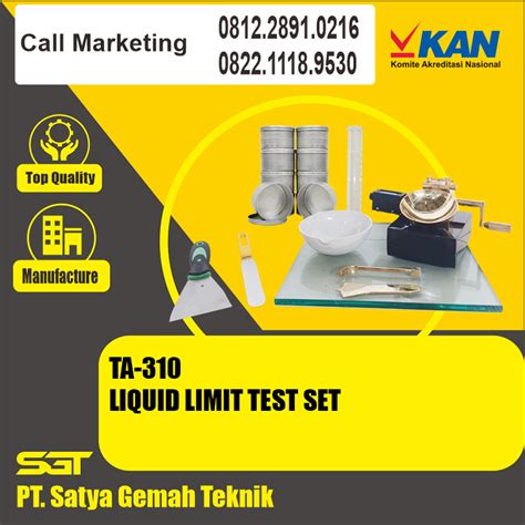 Liquid Limit Test Set Alat Teknik Sipil