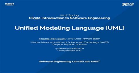 pdf unified modeling language uml se lab kaistse kaist ac kr