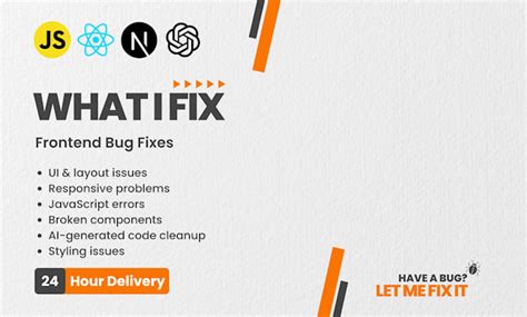 Consertar Bugs No Frontend Em Sites Feitos Com React Nextjs E Javascript