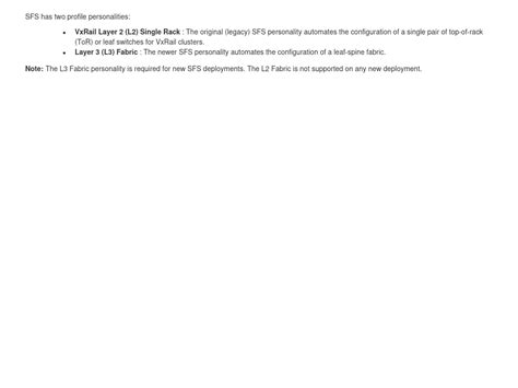 Smartfabric Service Profile Personalities Dell Validated Design For Sap Hana Deployments With