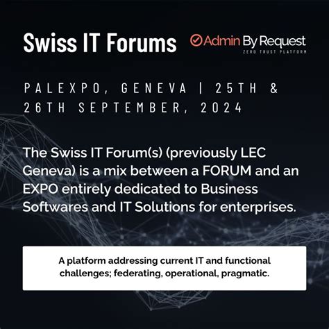 Swissitforums Itconference Businesssoftware Networking Geneva Techconference Sponsor