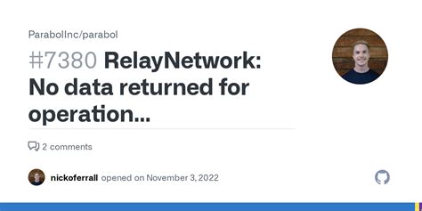 Relaynetwork No Data Returned For Operation `meetingselectorquery` Got Errors · Issue 7380