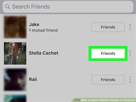 Ways To Delete Multiple Friends On Facebook WikiHow