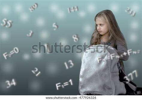 Children Formulas Fibonacci Cute babe Girl 스톡 사진 477926326 Shutterstock