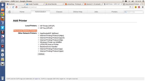 Networking Printing To A Printer Connected To A Wireless Router Ask Ubuntu