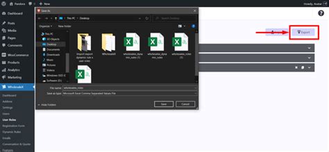 User Roles Import Export WholesaleX