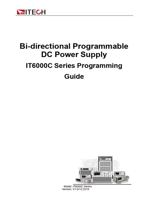It6000c Programming Guide Pdf Electromagnetic Compatibility International Electrotechnical
