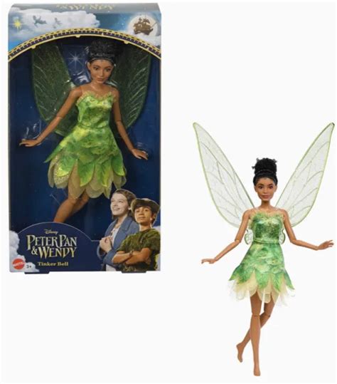 TINKERBELL DOLL PETER Pan And Wendy Movie Disney Articulated Fairy