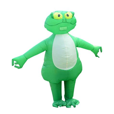Inflatable Frog Costume Adults Funny Blow Up Outfi Grandado